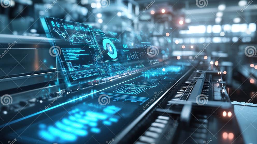 An Automated Machine Equipped with a Modern Interface Displaying Data ...