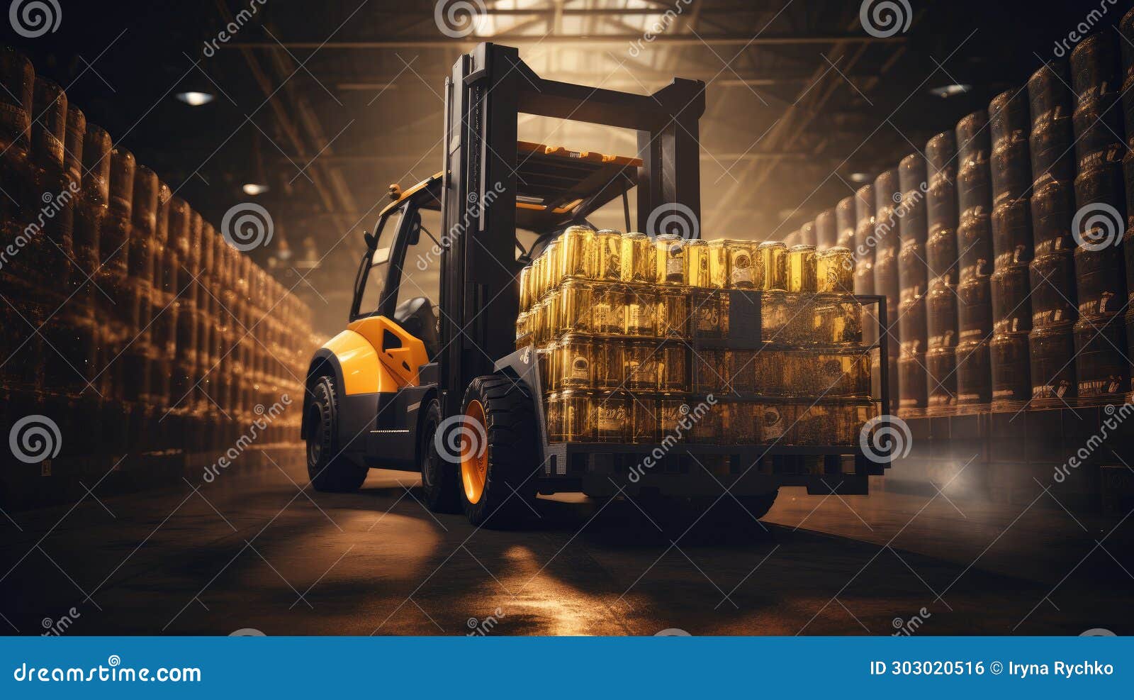 Automated Management Inventory and Delivery Robot at Storage Warehouse ...