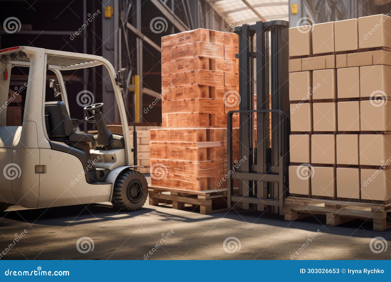 Automated Management Inventory and Delivery Robot at Storage Warehouse ...