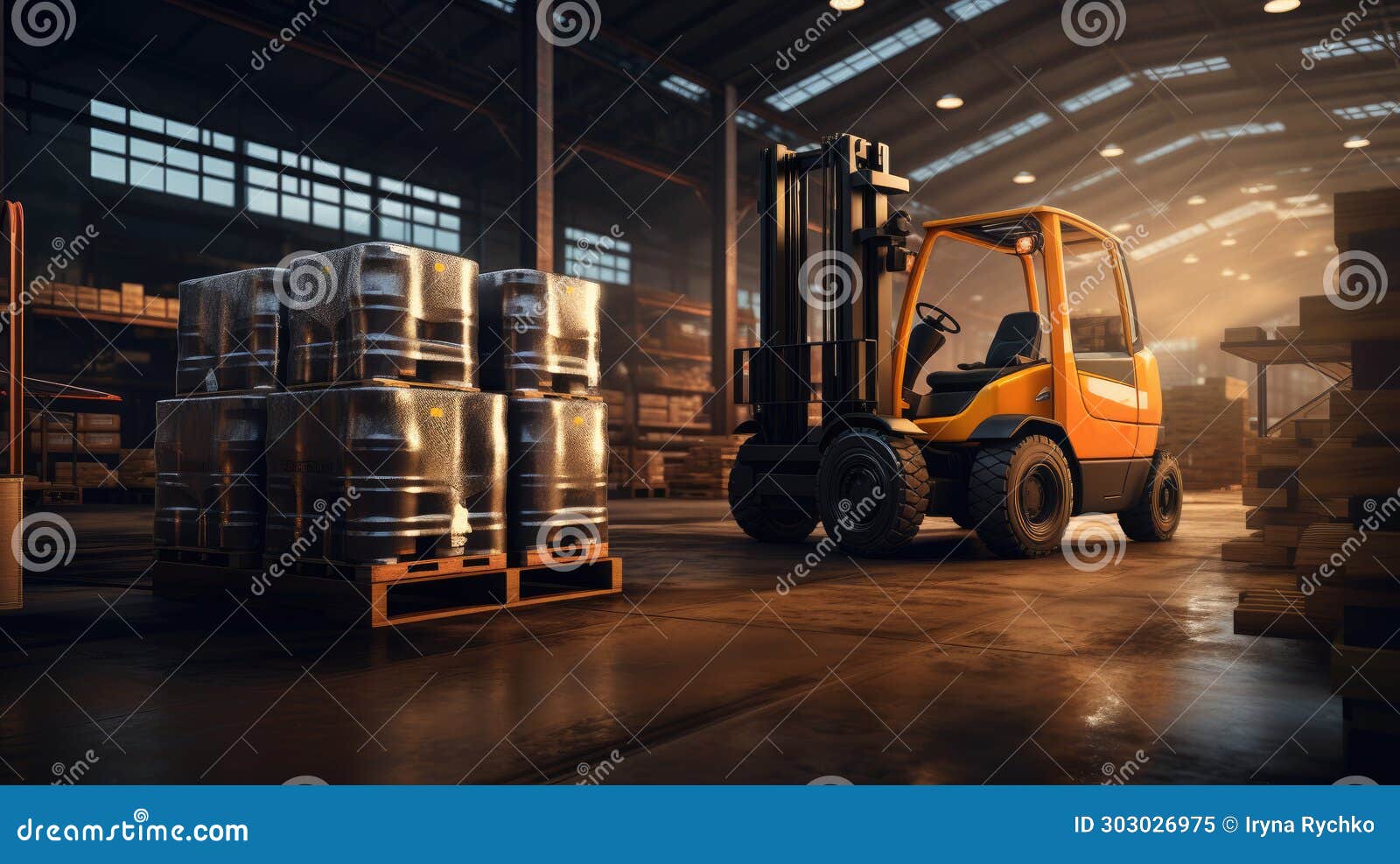 Automated Management Inventory and Delivery Robot at Storage Warehouse ...