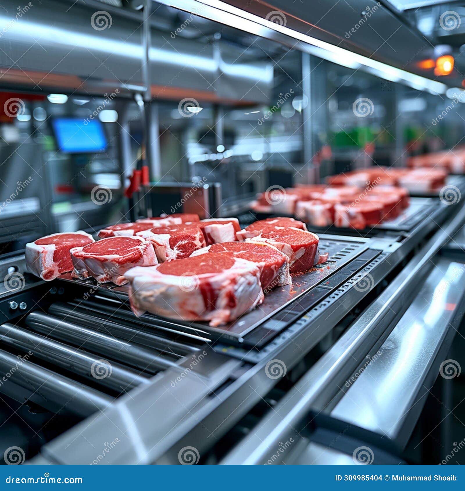 Automated Meat Processing Plant Showcases High Tech Conveyor System in ...