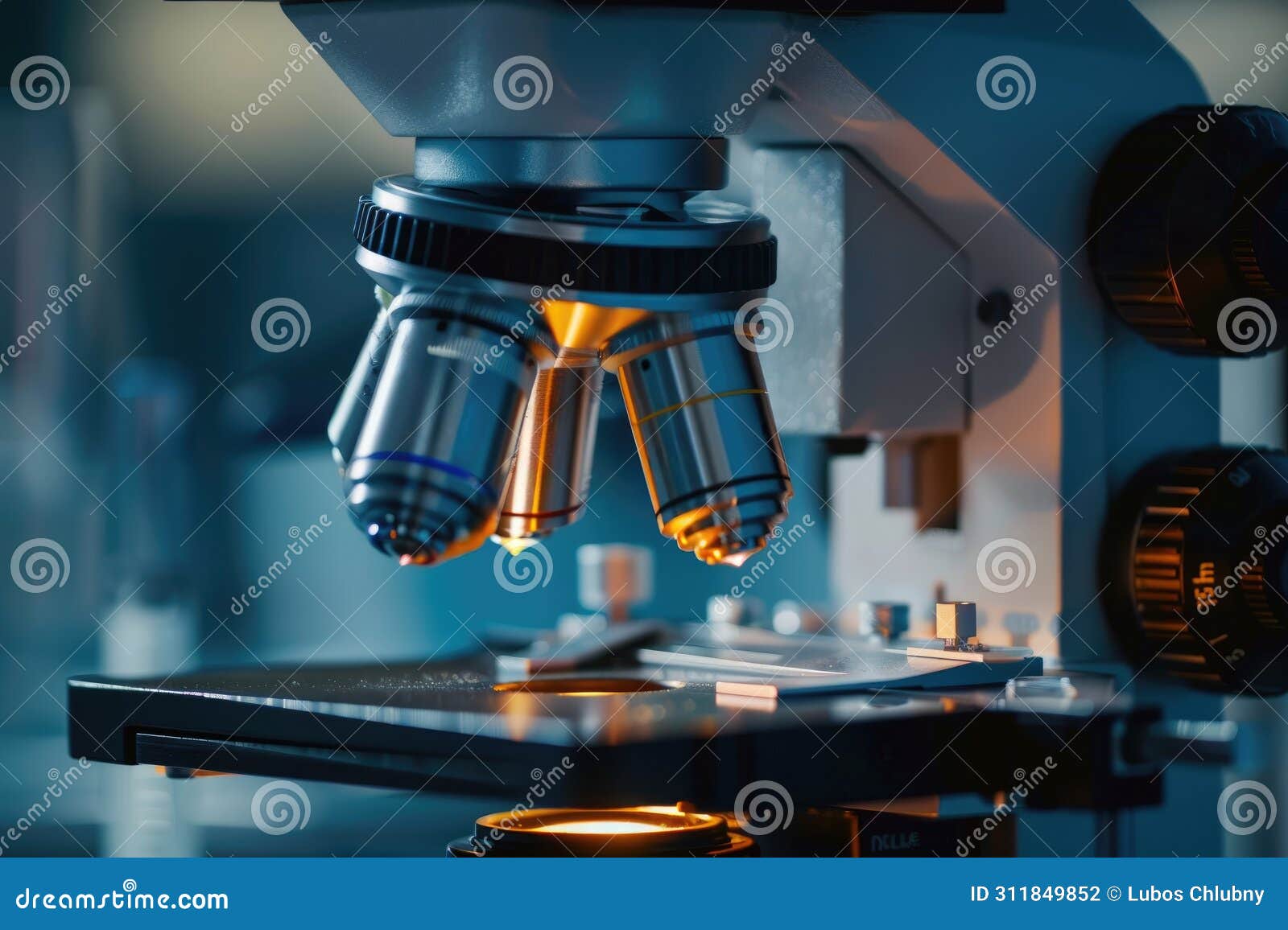 Automated Microscope in a Scientific Laboratory. Use in Science ...