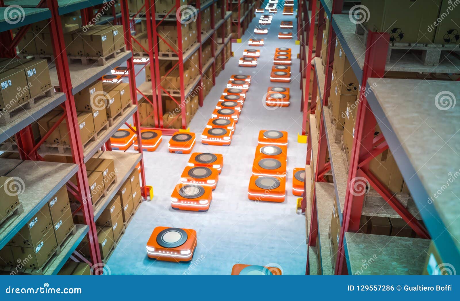 Modern Warehouse Distribution Center Optimized For Efficiency And ...