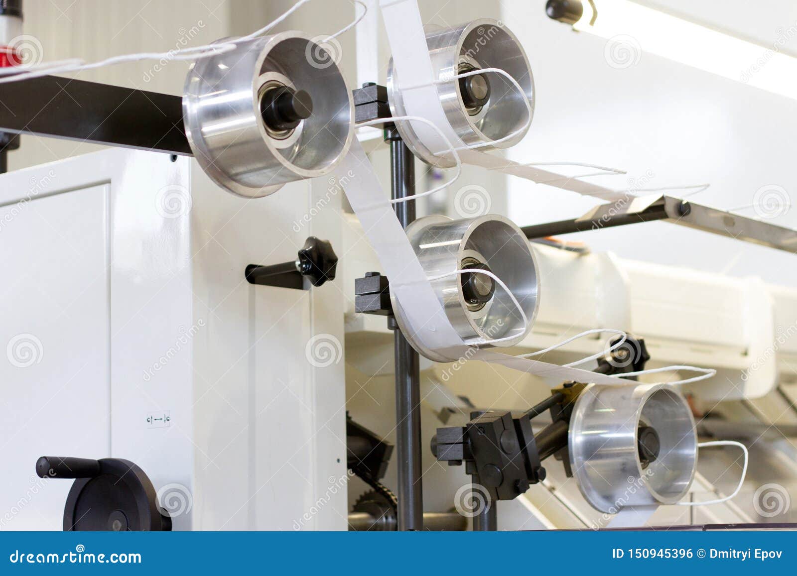 Automated Paper Making Process Stock Photo - Image of roll, powder ...