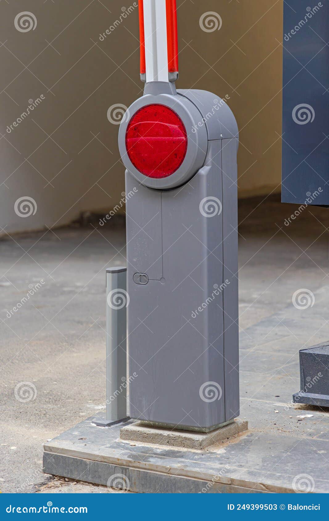 Automated Parking Ramp Barrier Royalty-Free Stock Image | CartoonDealer ...
