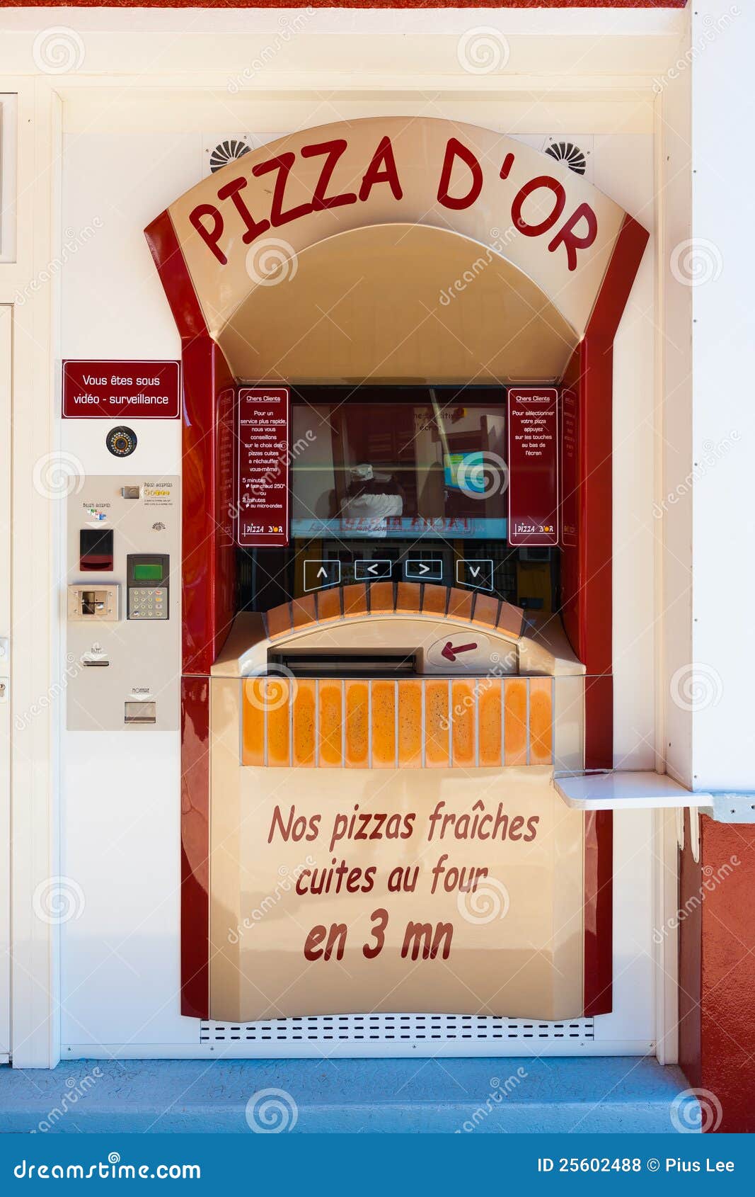 Automated Pizza Making Vending Machine Editorial Stock Photo - Image of ...