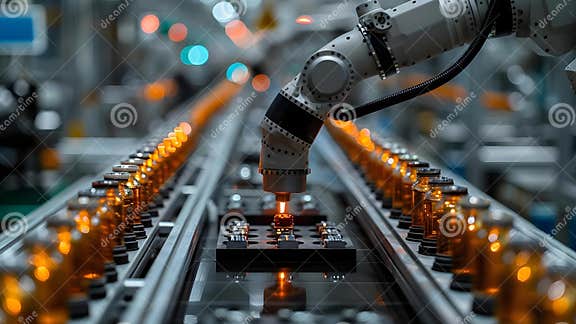 Automated Precision: AI-Powered Robotic Assembly Line. Concept Robotics ... Automated Precision: AI-Powered Robotic Assembly Line. Concept Robotics ...