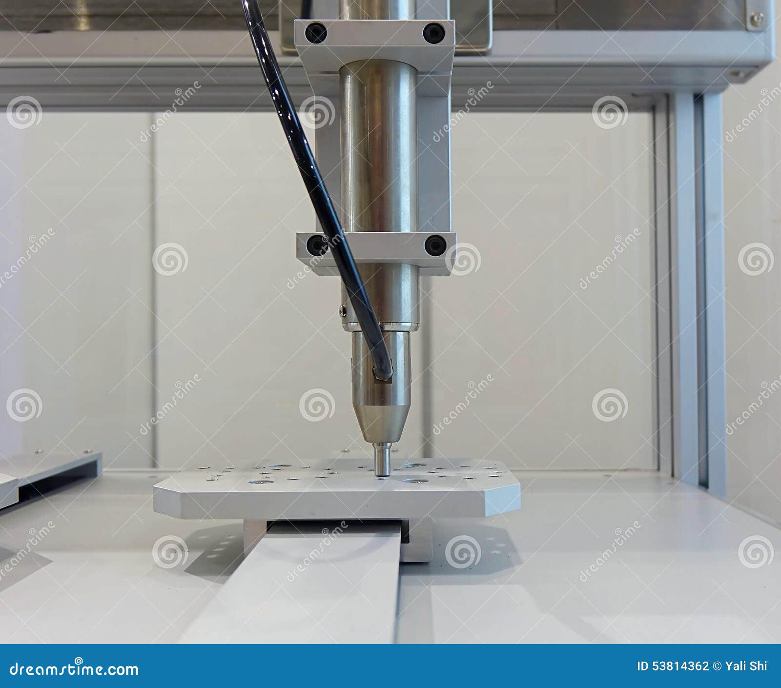 Automated Precision Drill Tool Stock Photo - Image of rotate, cable ...