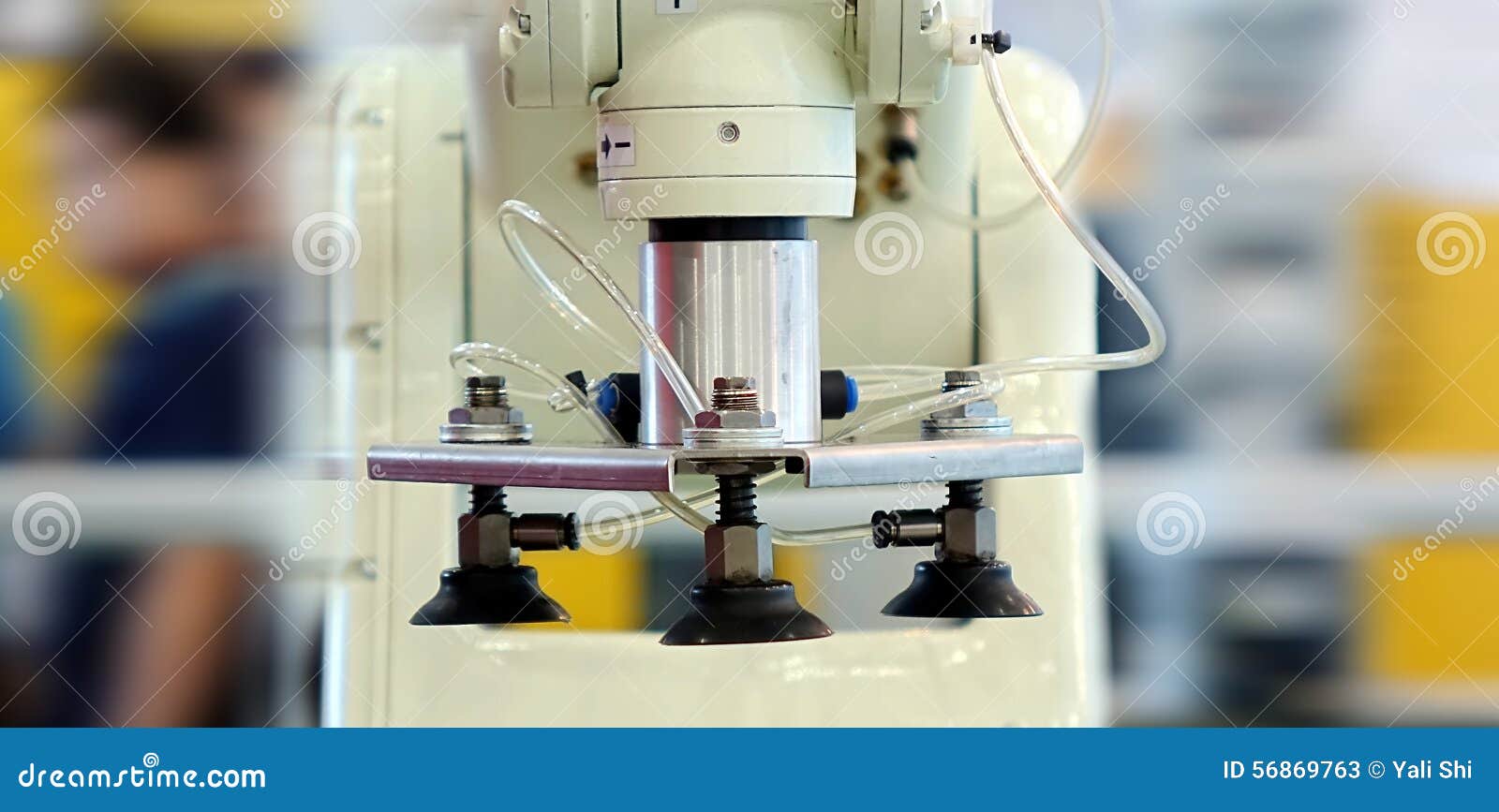 Automated Precision Machine Tool Stock Image - Image of steel ...