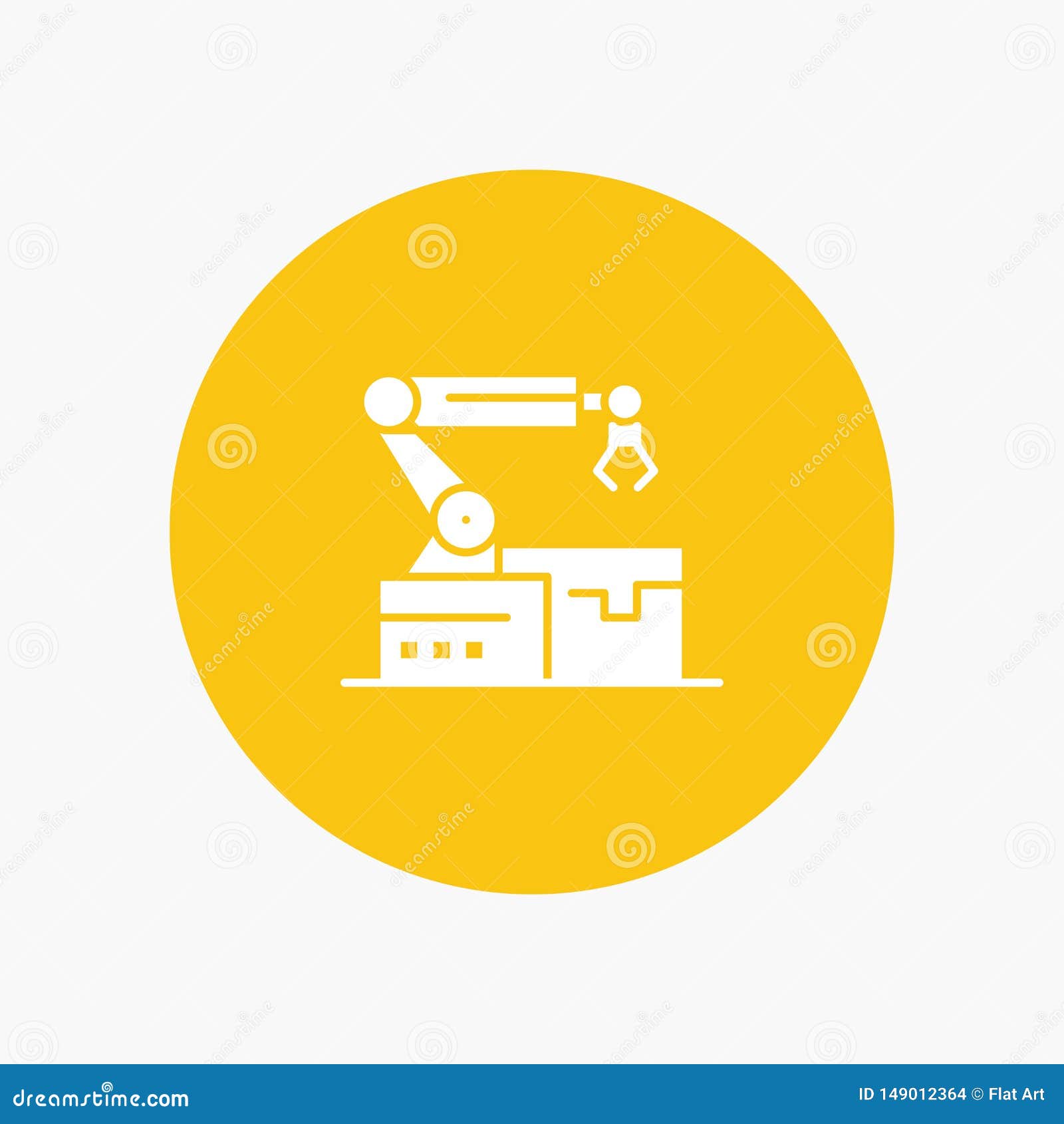 Automated, Robotic, Arm, Technology Stock Vector - Illustration of ...