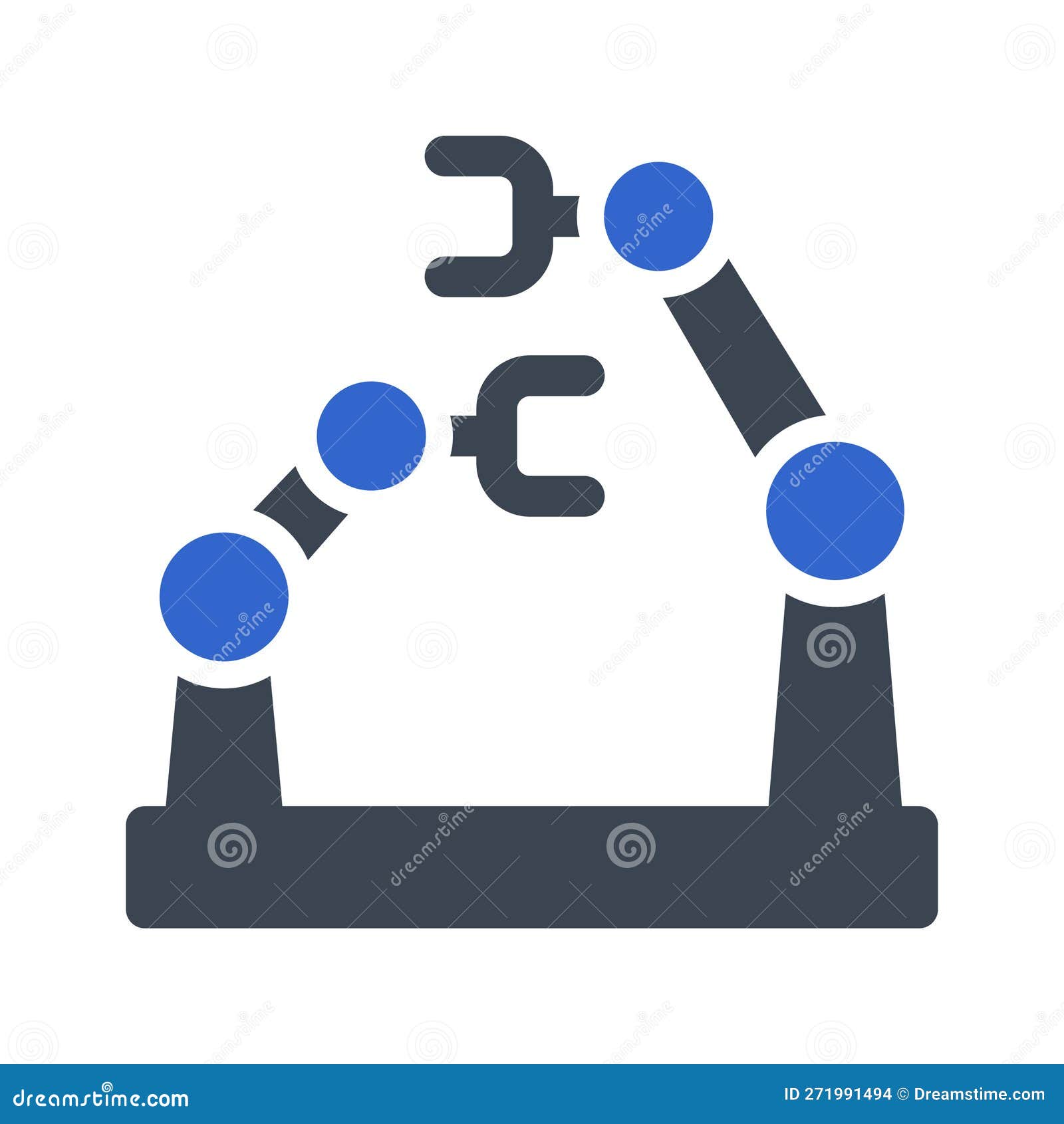 Automated robotics icon stock vector. Illustration of automatic - 271991494