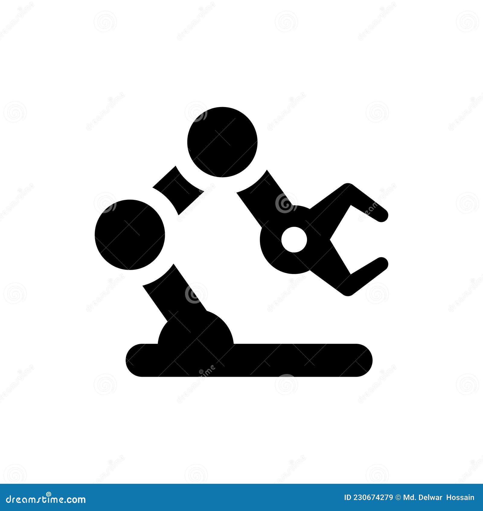 Robotics Icon Vector Isolated On White Background, Robotics Sign ...