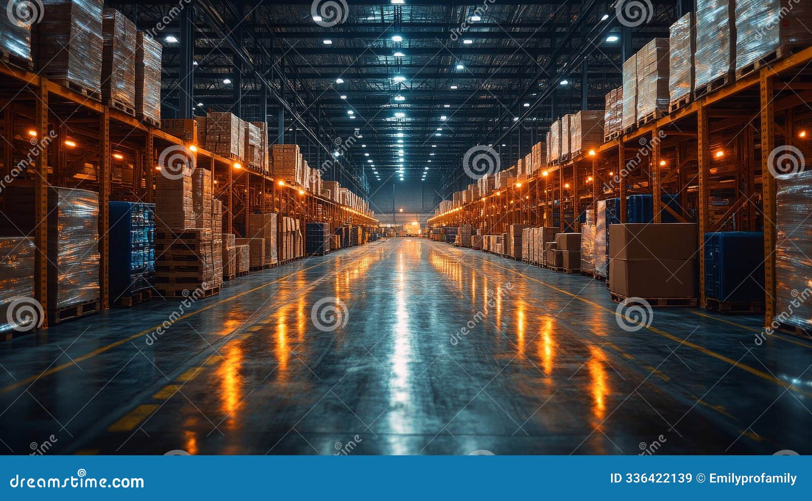 Automated RPA Systems Optimizing Warehouse Operations at Night with ...