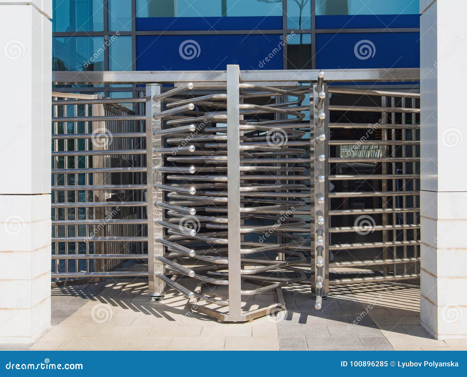 Automated Safe Exit stock image. Image of places, automated - 100896285