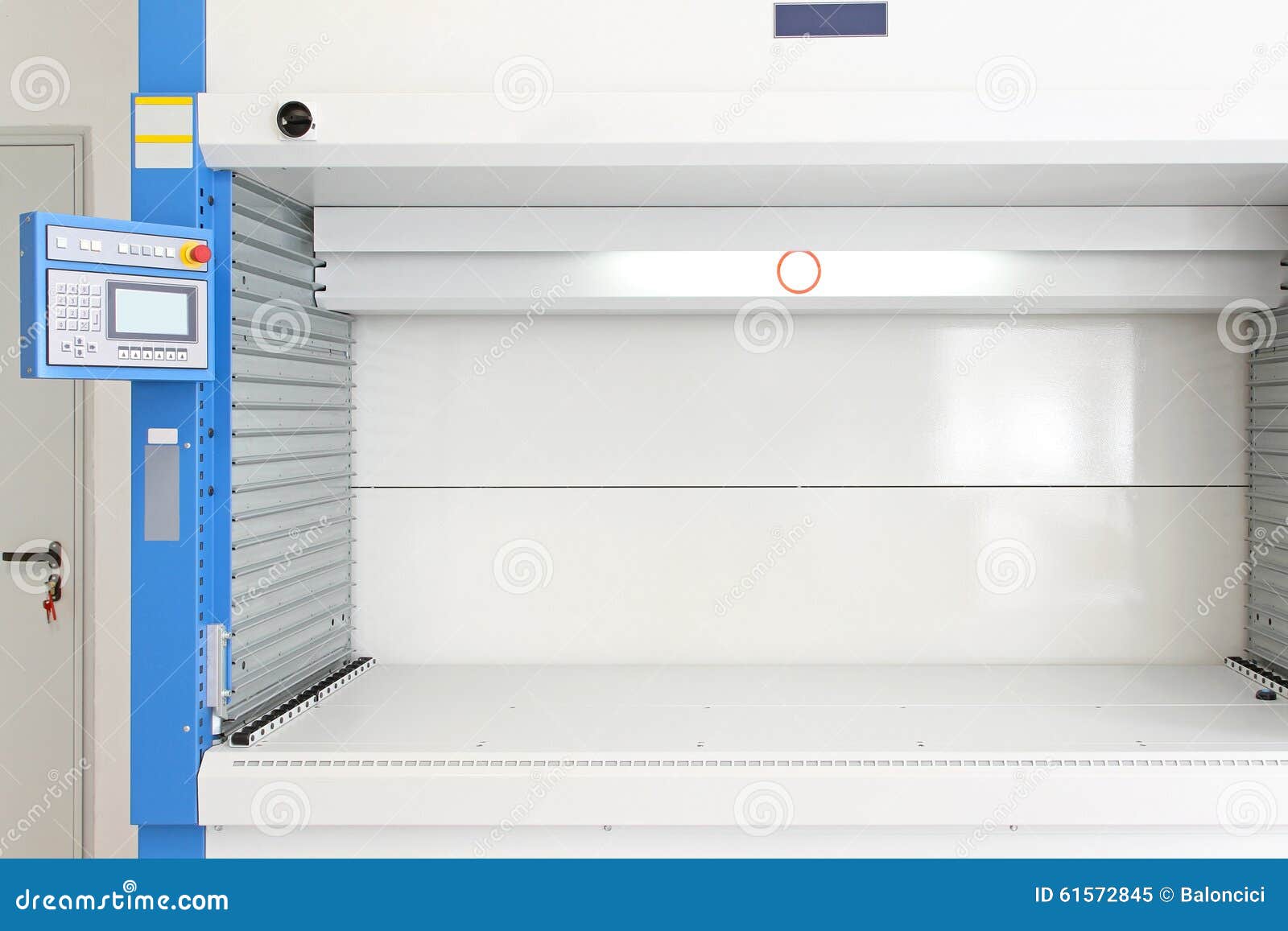 Automated Shelving System stock image. Image of carousel - 61572845
