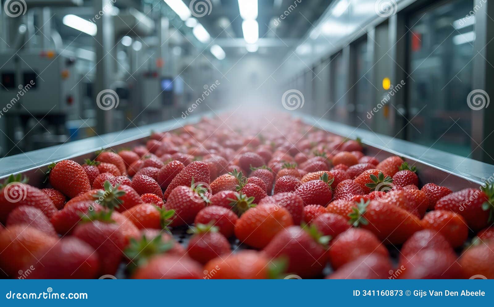 Automated Sorting and Packaging of Fresh Strawberries in a Gleaming ...