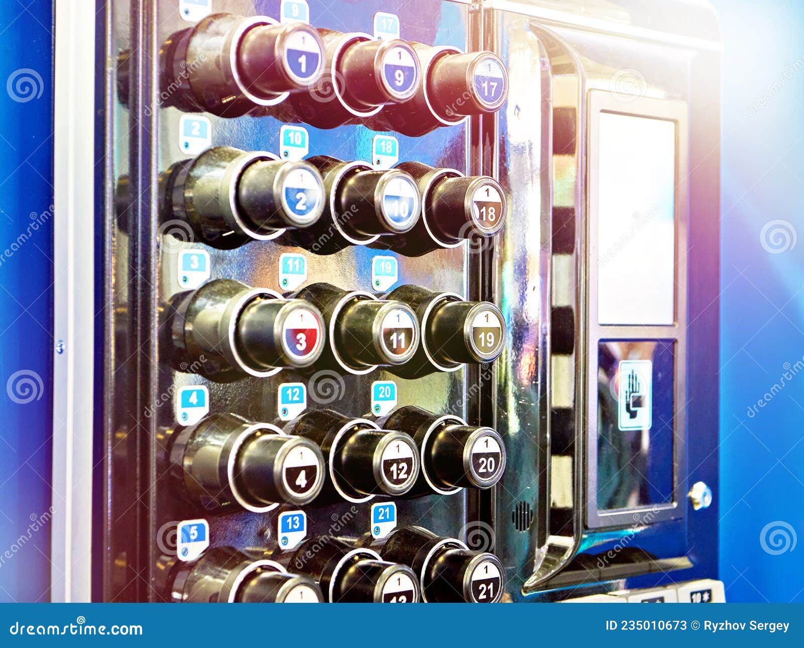 Automated Storage and Accounting System for Keys Stock Image - Image of ...