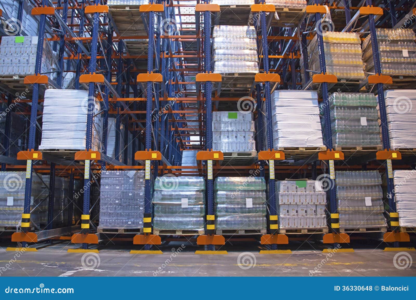 Automated storage solution stock photo. Image of rack - 36330648