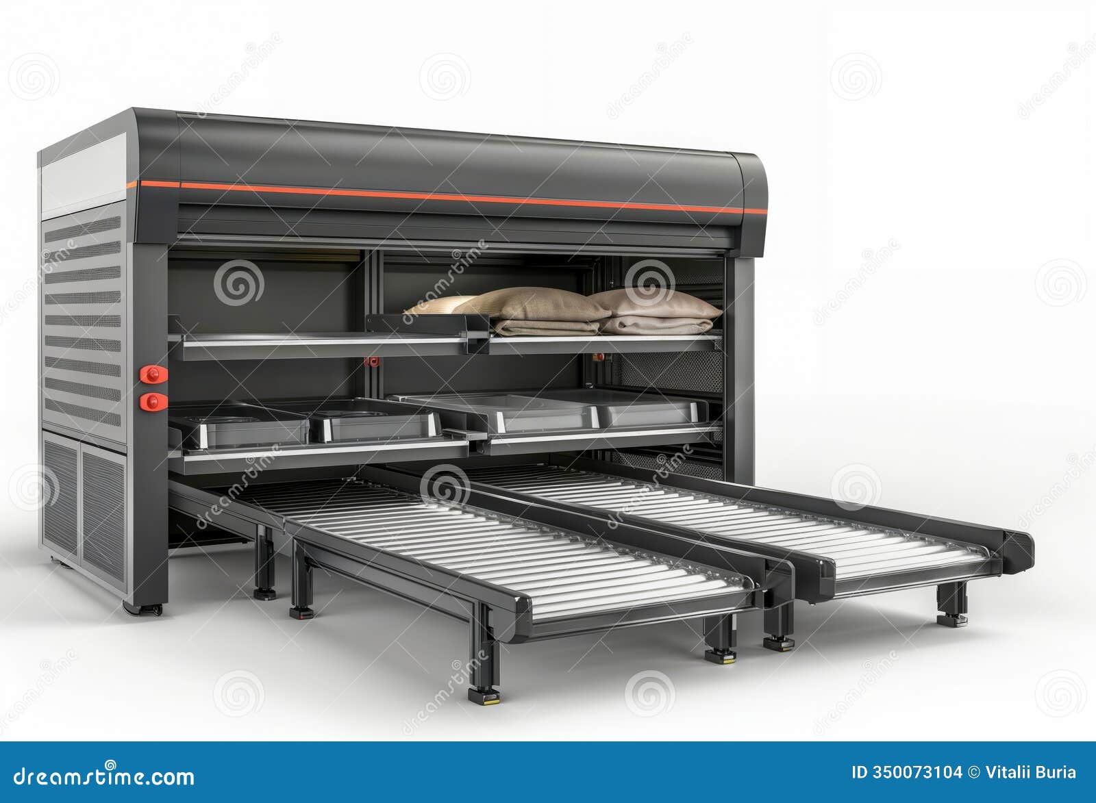 Automated Storage Warehouse With Drones Royalty-Free Stock Image ...