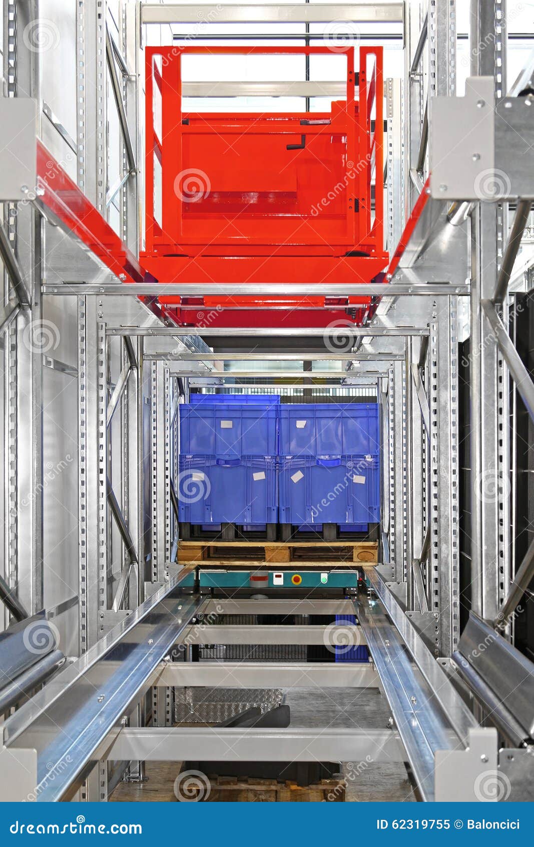 Automated Storage System stock image. Image of pallet - 62319755