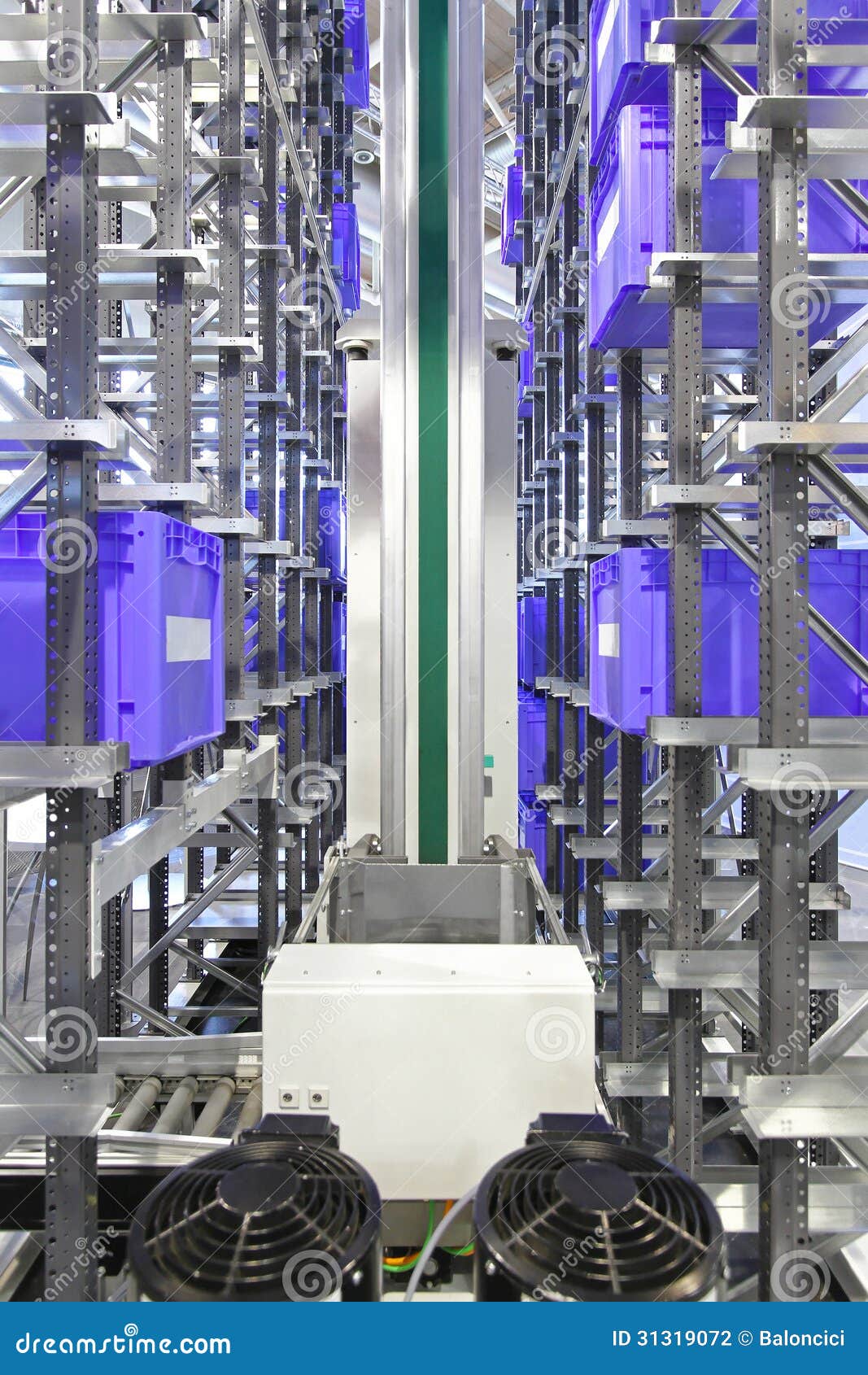 Automated storage system stock photo. Image of shelving - 31319072