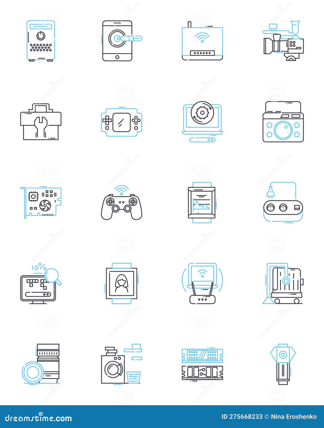 Automated Systems Linear Icons Set. Robotics, Efficiency, Precision ... Automated Systems Linear Icons Set. Robotics, Efficiency, Precision ...