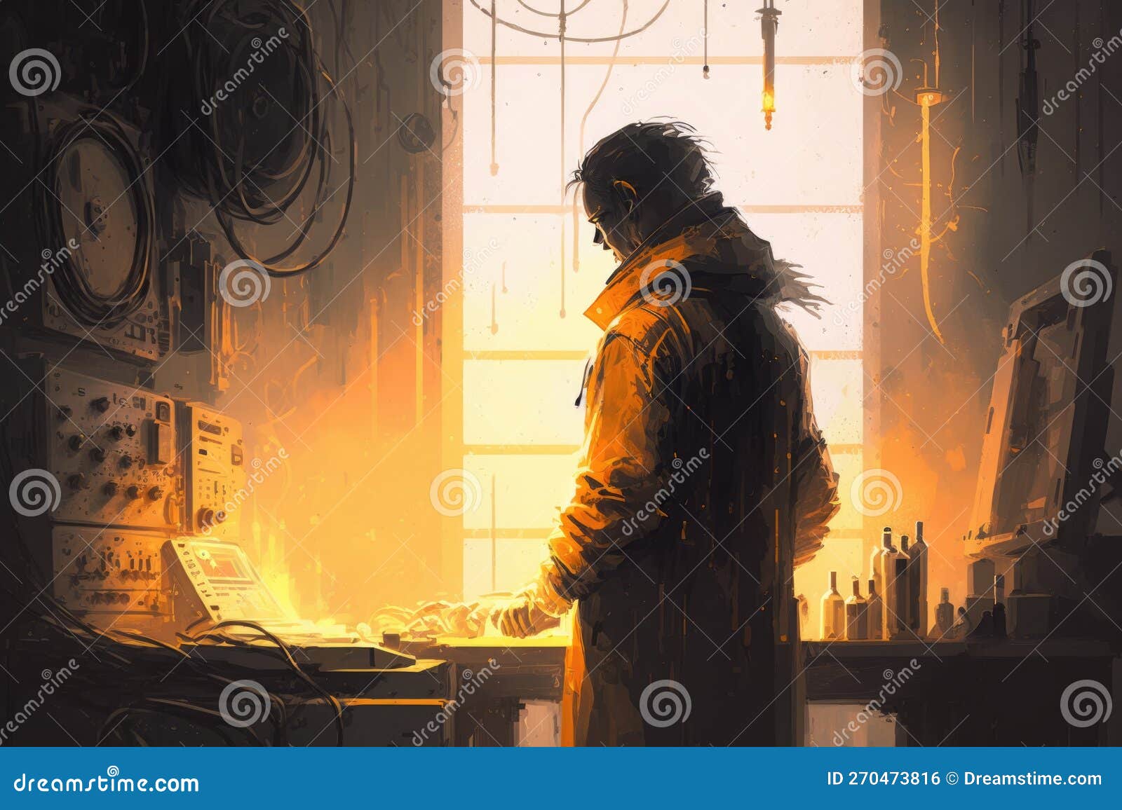 Automated Technician, Maintaining the Machines Digital Art Poster AI ...