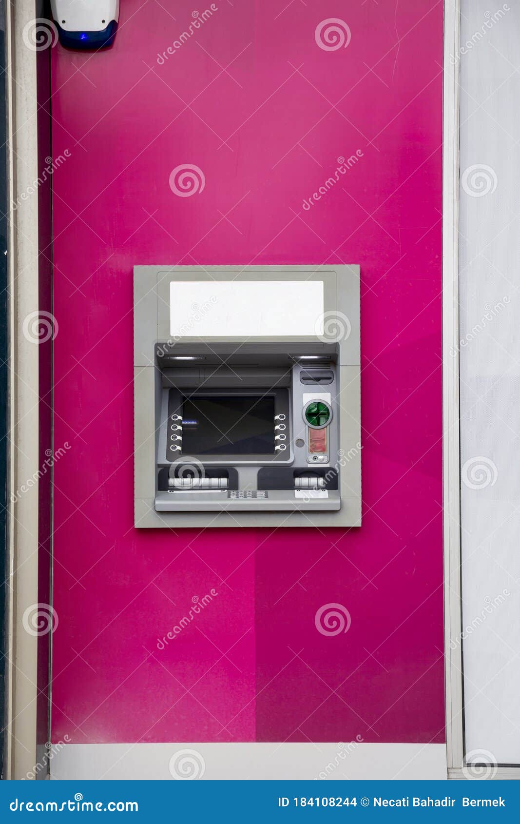 Automated teller machine stock photo. Image of isolated - 184108244
