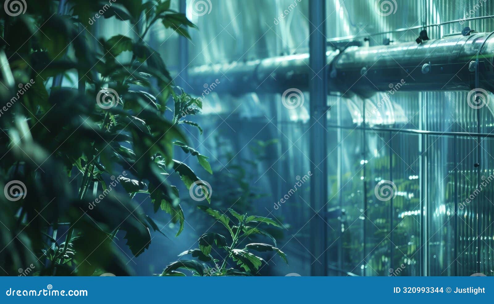 Automated Vents in a Greenhouse Opening and Closing in Response To ...