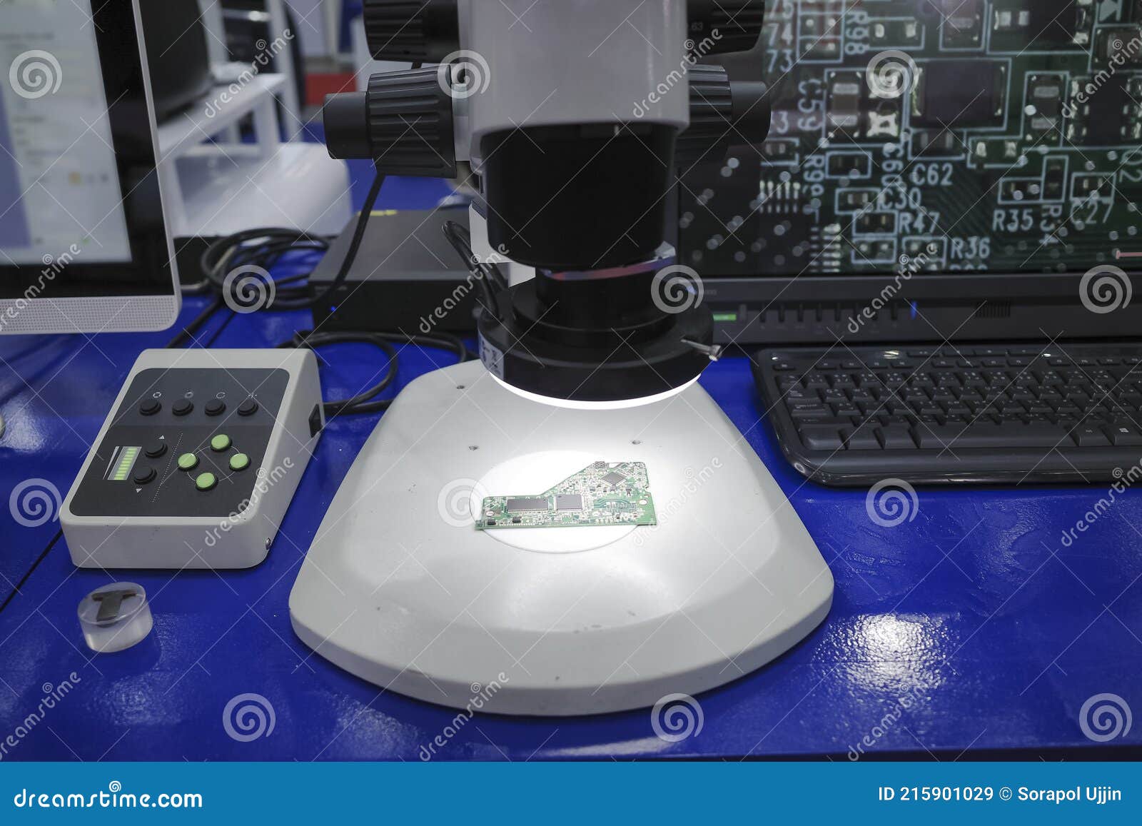 Automated Vision Systems stock image. Image of working - 215901029