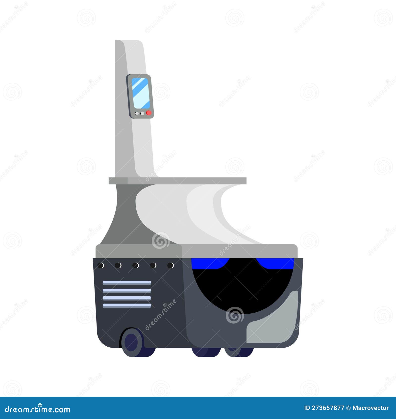 Automated Warehouse Icon stock vector. Illustration of machinery ...