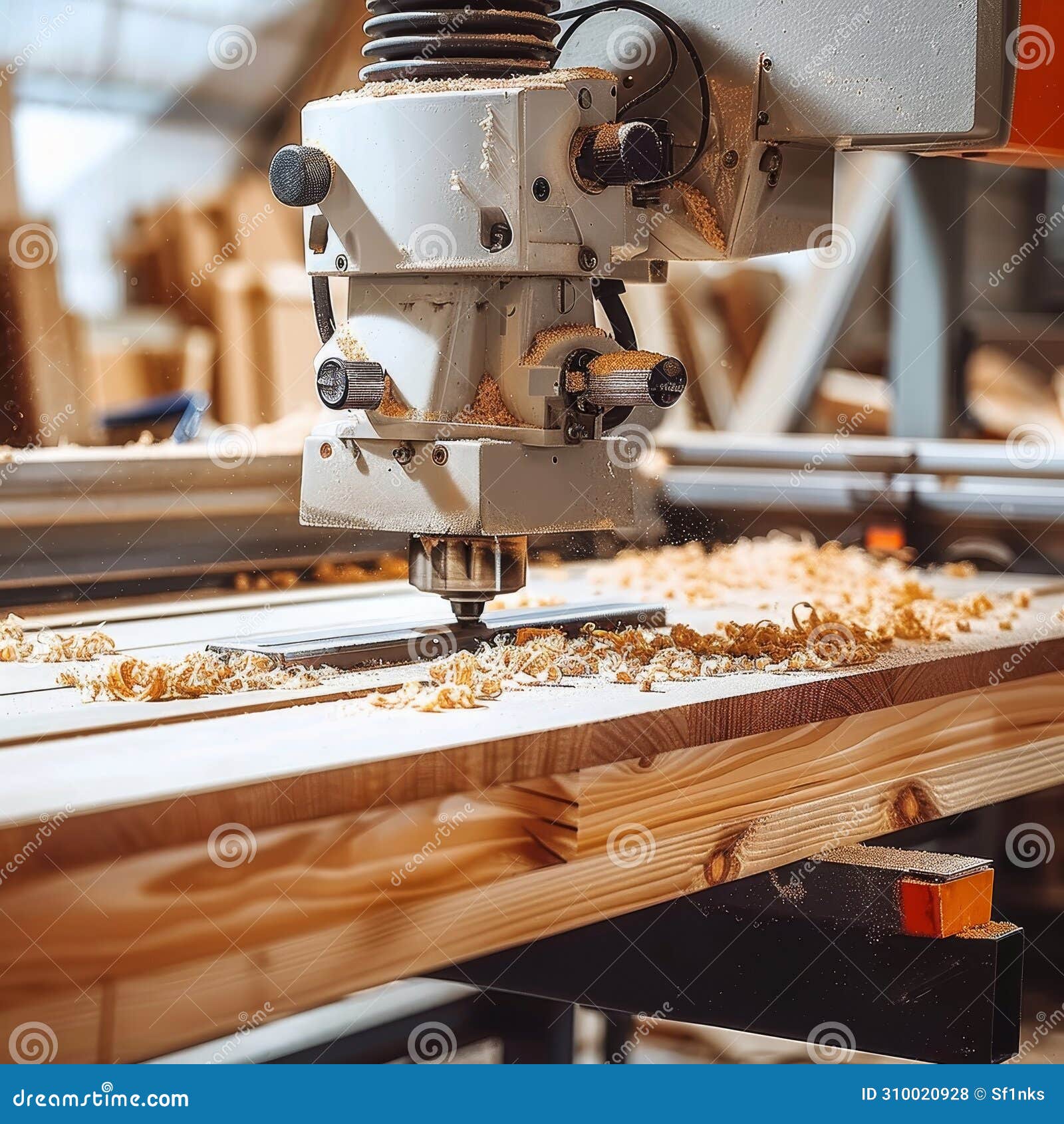 An Automated Wood Cutting Machine Carves through Timber with Precision ...