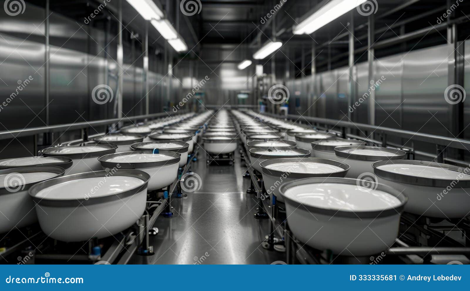 Automated Yogurt Manufacturing Process in a Modern High-tech Facility ...