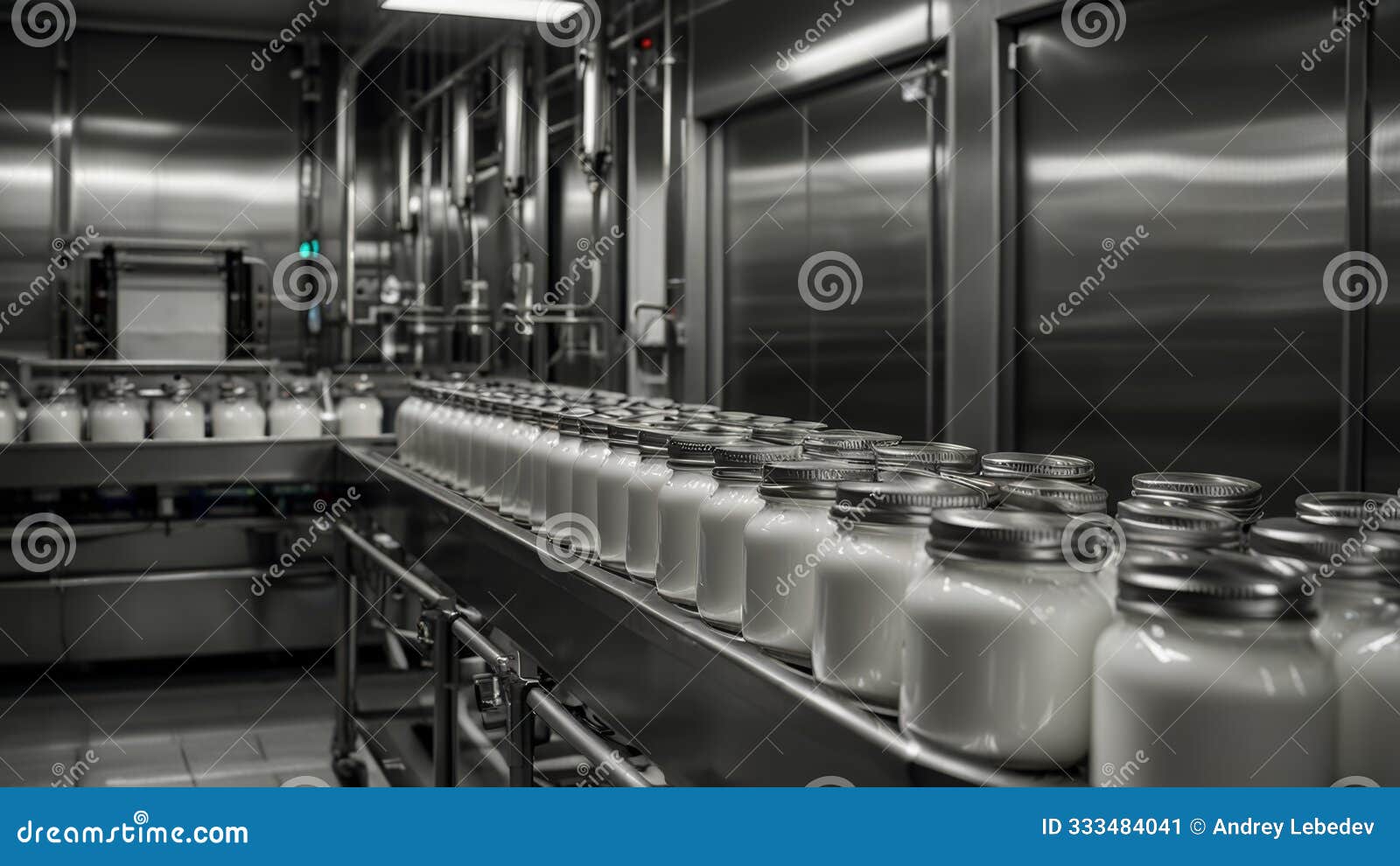 Automated Yogurt Manufacturing Process in a Modern High-tech Facility ...