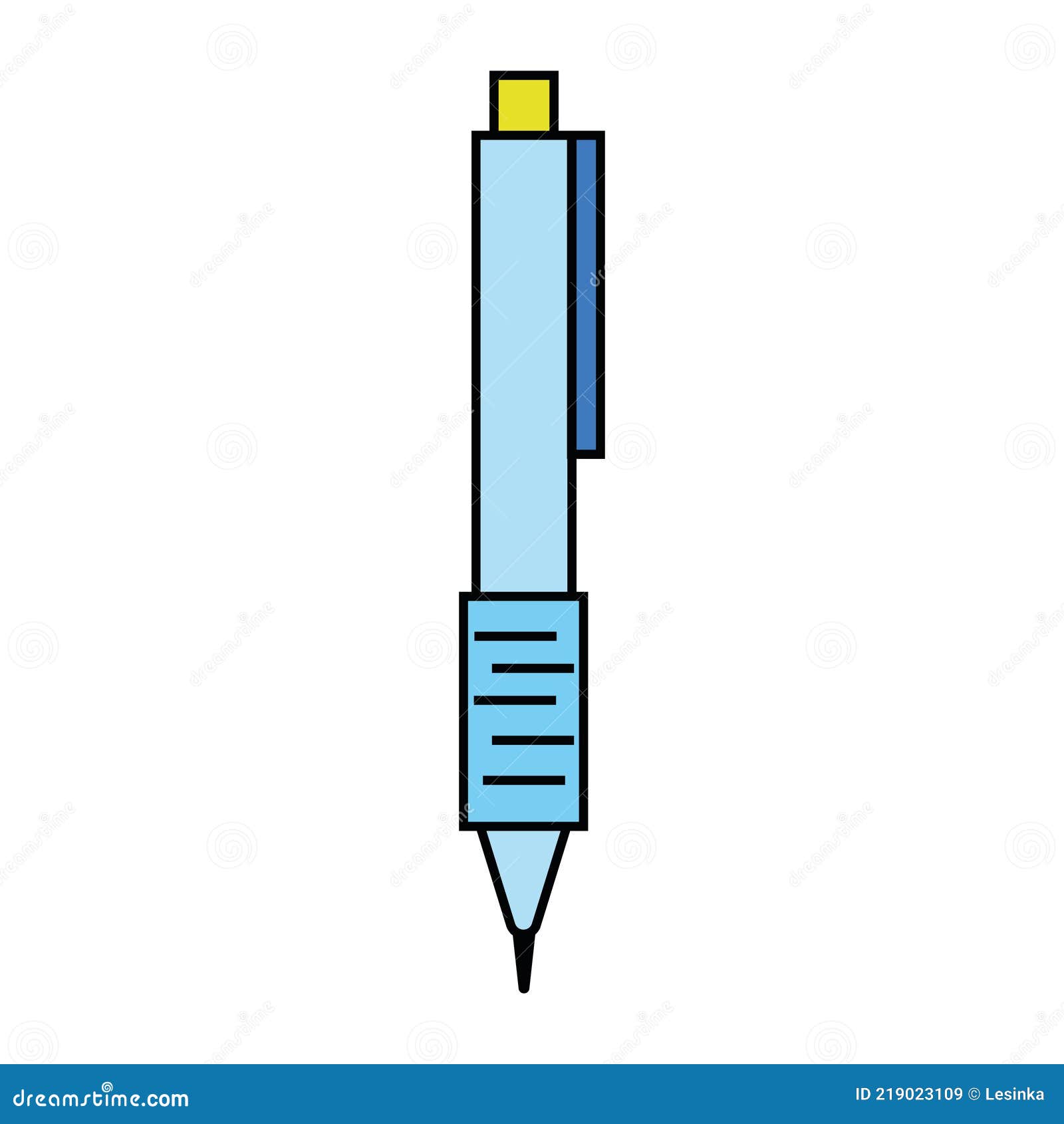 Automatic Ballpoint Pen in Vector.Business Class Ballpoint Pen in ...