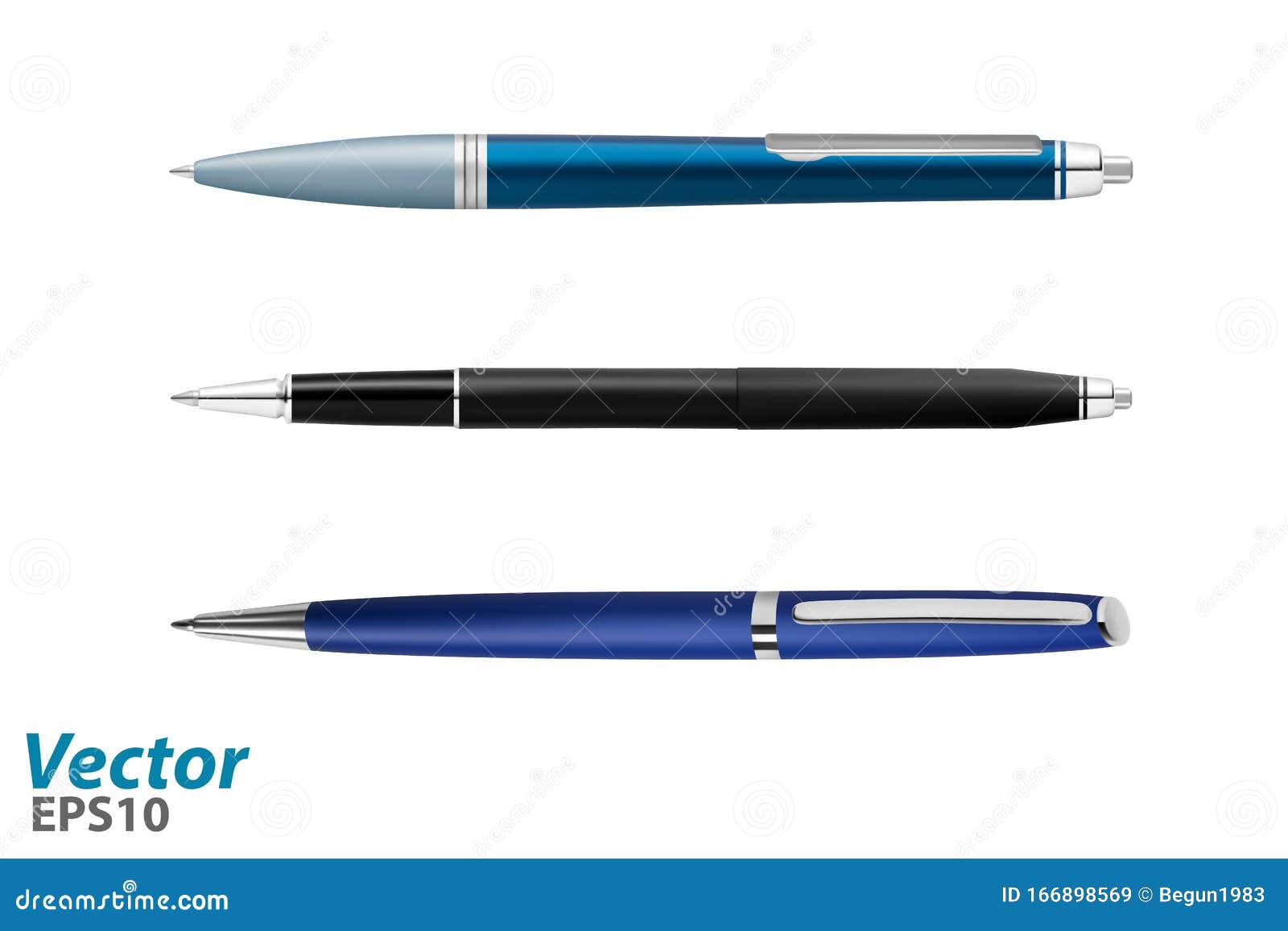 Automatic Ballpoint Pen in Vector.Business Class Ballpoint Pen in ...