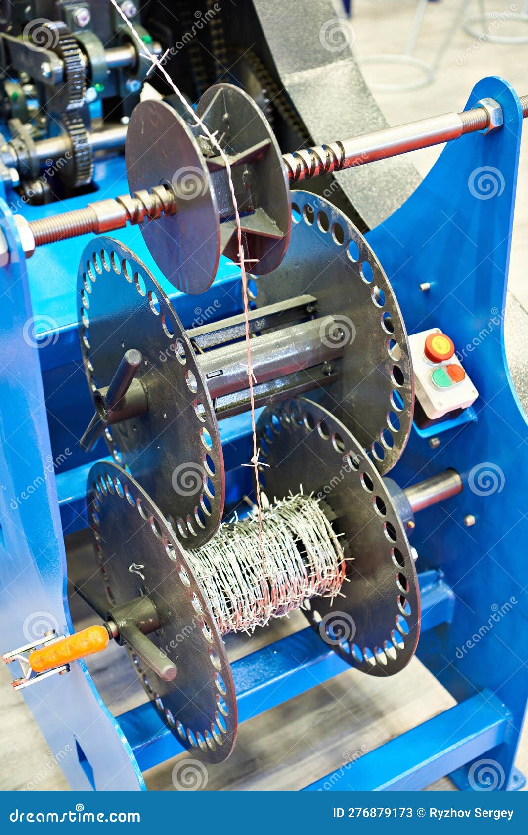Automatic Barbed Wire Machine Stock Image - Image of weave, prison ...