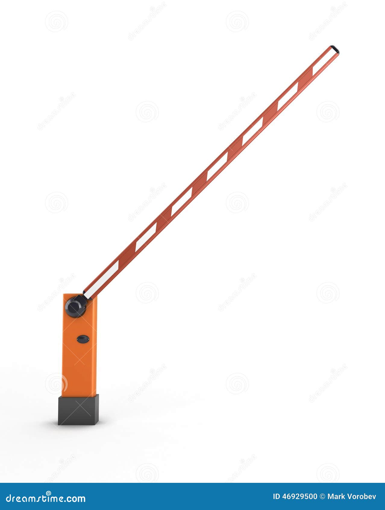 Automatic barrier stock illustration. Illustration of accessibility ...