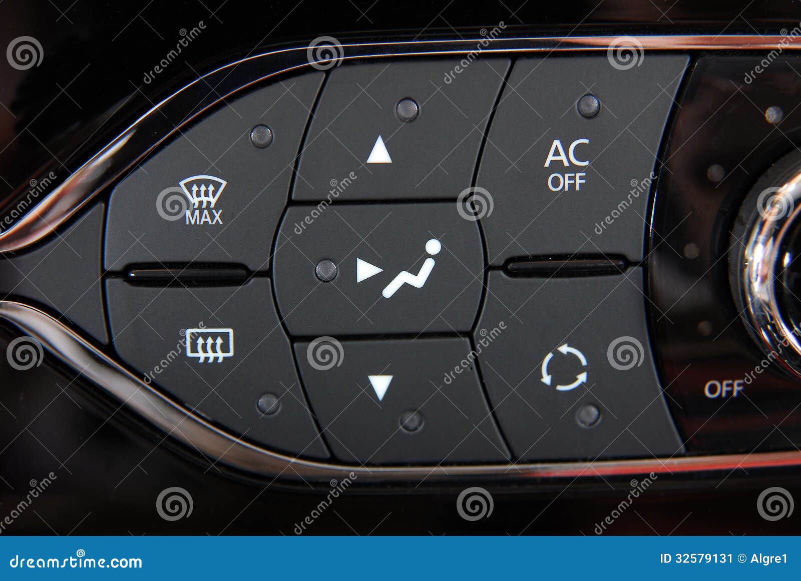 Automatic Car Air Conditioner Stock Image - Image of element, cold ...