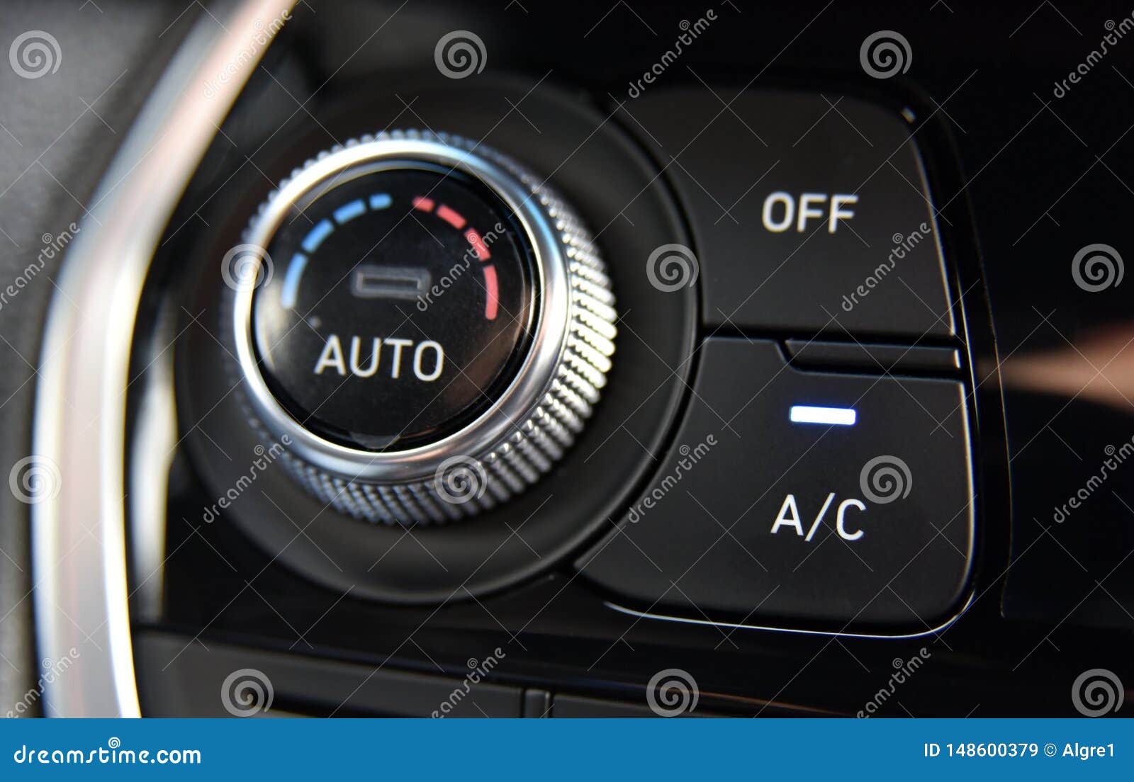 Button for Activating the Air Conditioners on the Dashboard Passenger ...
