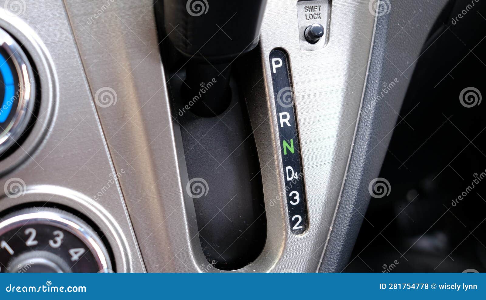 Car Gear on P Position. Automatic Trasmition. Stock Photo - Image of ...