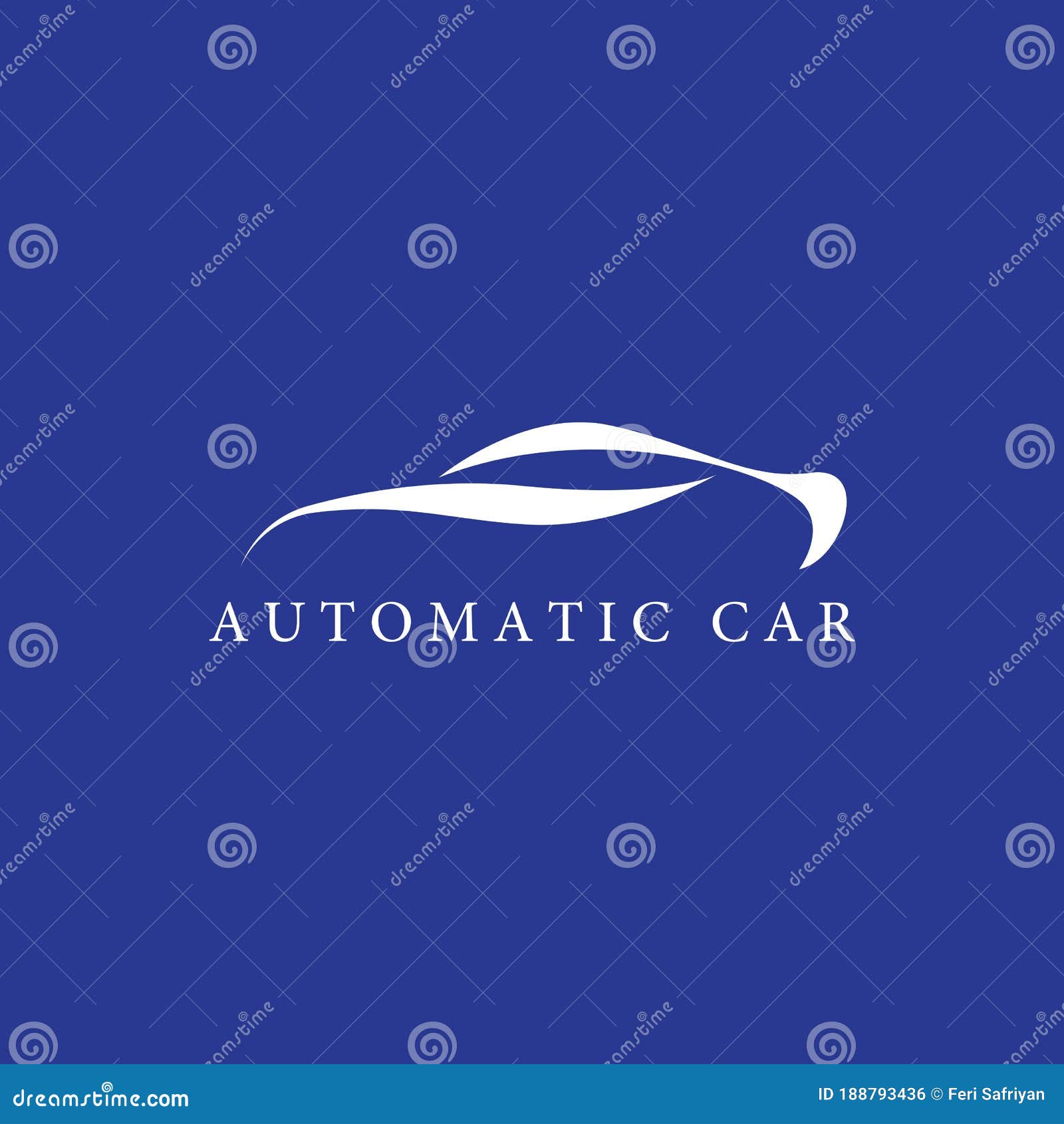 Automatic Car Logo Template Stock Vector - Illustration of outline ...