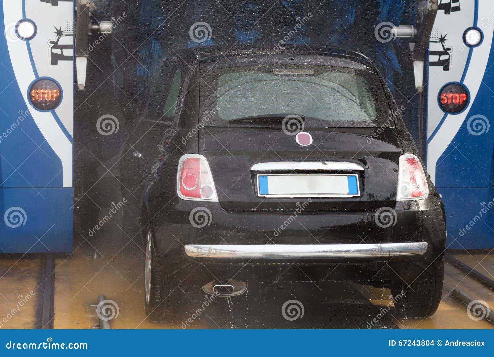 Automatic car wash stock photo. Image of transportation - 67243804