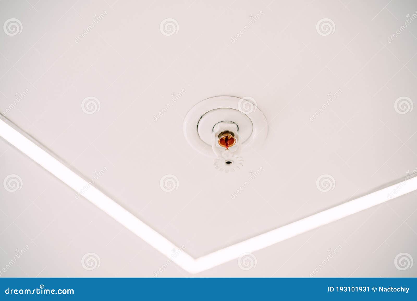 Automatic Ceiling Fire Sprinkler Stock Photography | CartoonDealer.com ...