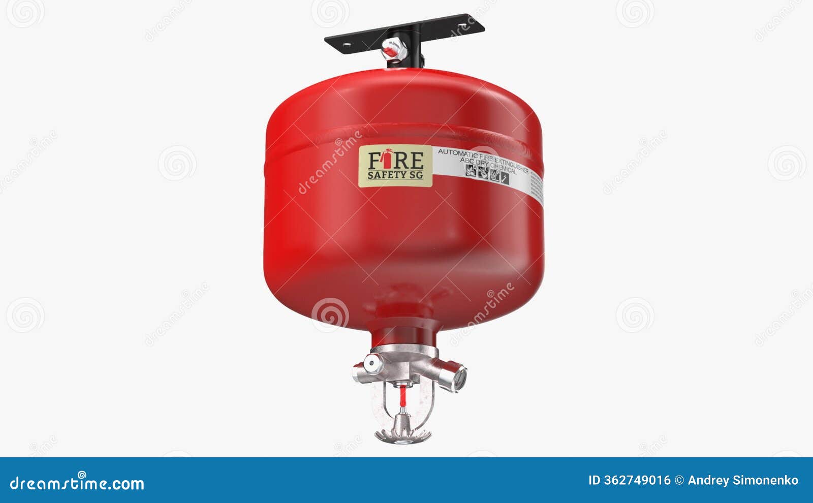 Automatic Ceiling Mounted Fire Extinguisher System Model Stock Photo ...