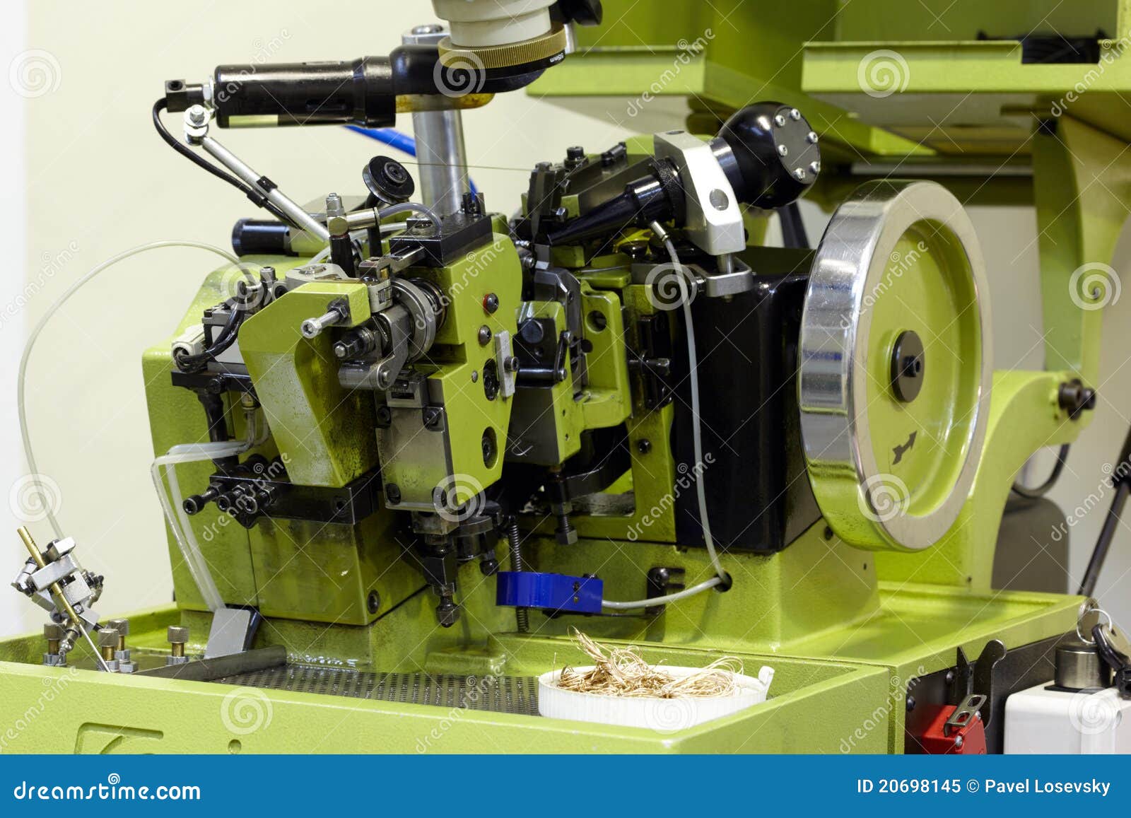 Automatic Chain-bending Machine Stock Image - Image of jewelery ...