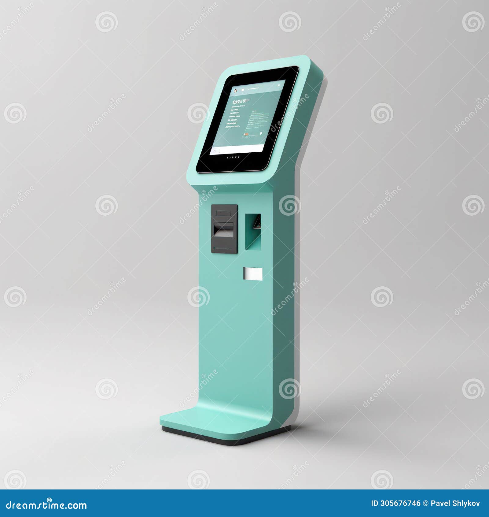 Automatic Check-in Machine for Airport, Boarding Pass Printer. Self ...