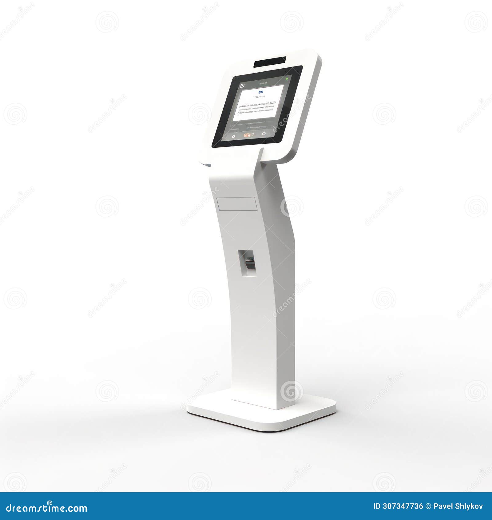 Automatic Check-in Machine in Airport, Boarding Pass Printer. Self ...