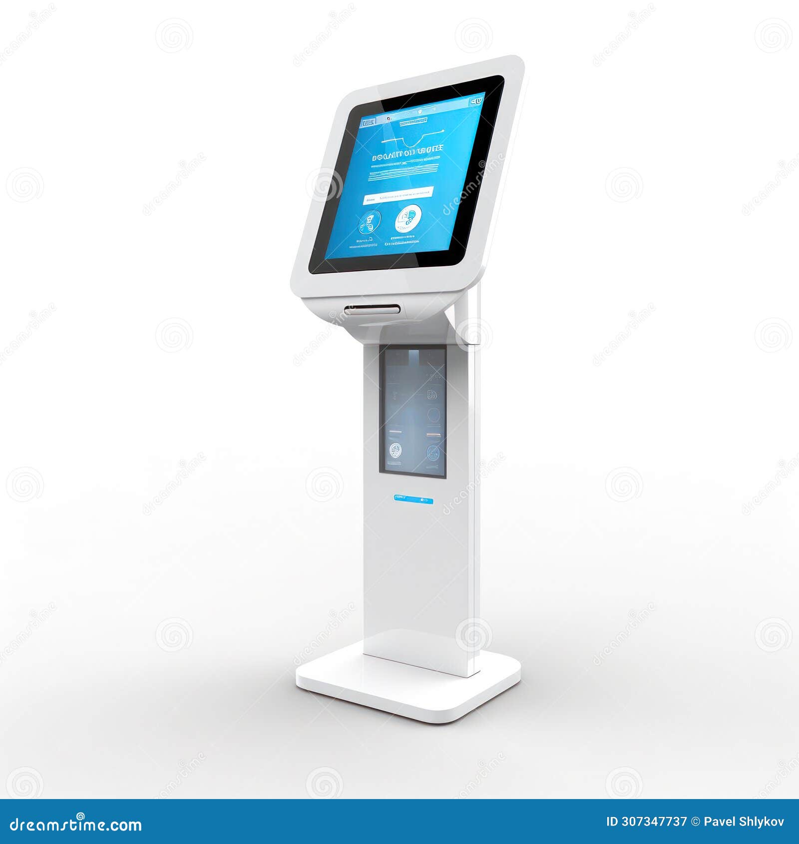 Automatic Check-in Machine in Airport, Boarding Pass Printer. Self ...