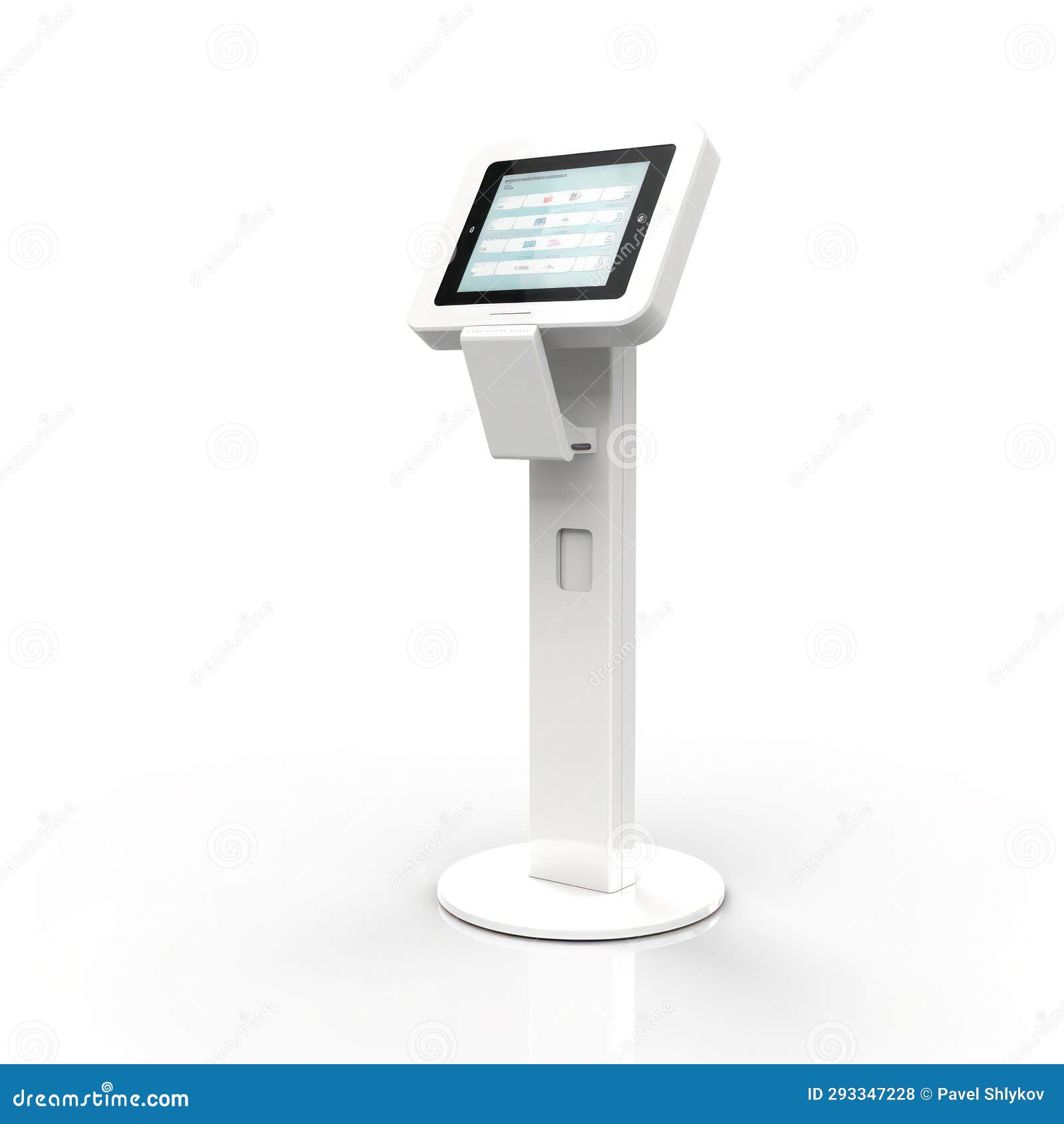 Automatic Check-in Machine for Airport, Boarding Pass Printer. Self ...